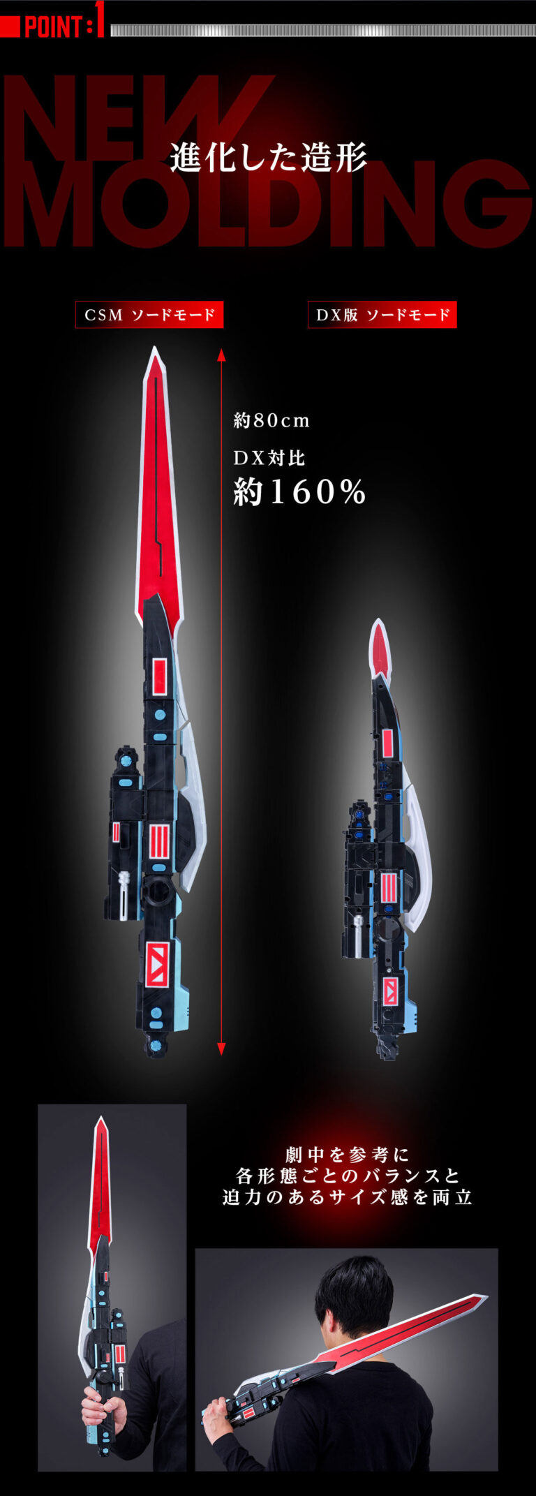 【仮面ライダー電王】『CSMデンガッシャー』が受注開始！ソードモードは全長約80cmに！必殺技音も発動可能！